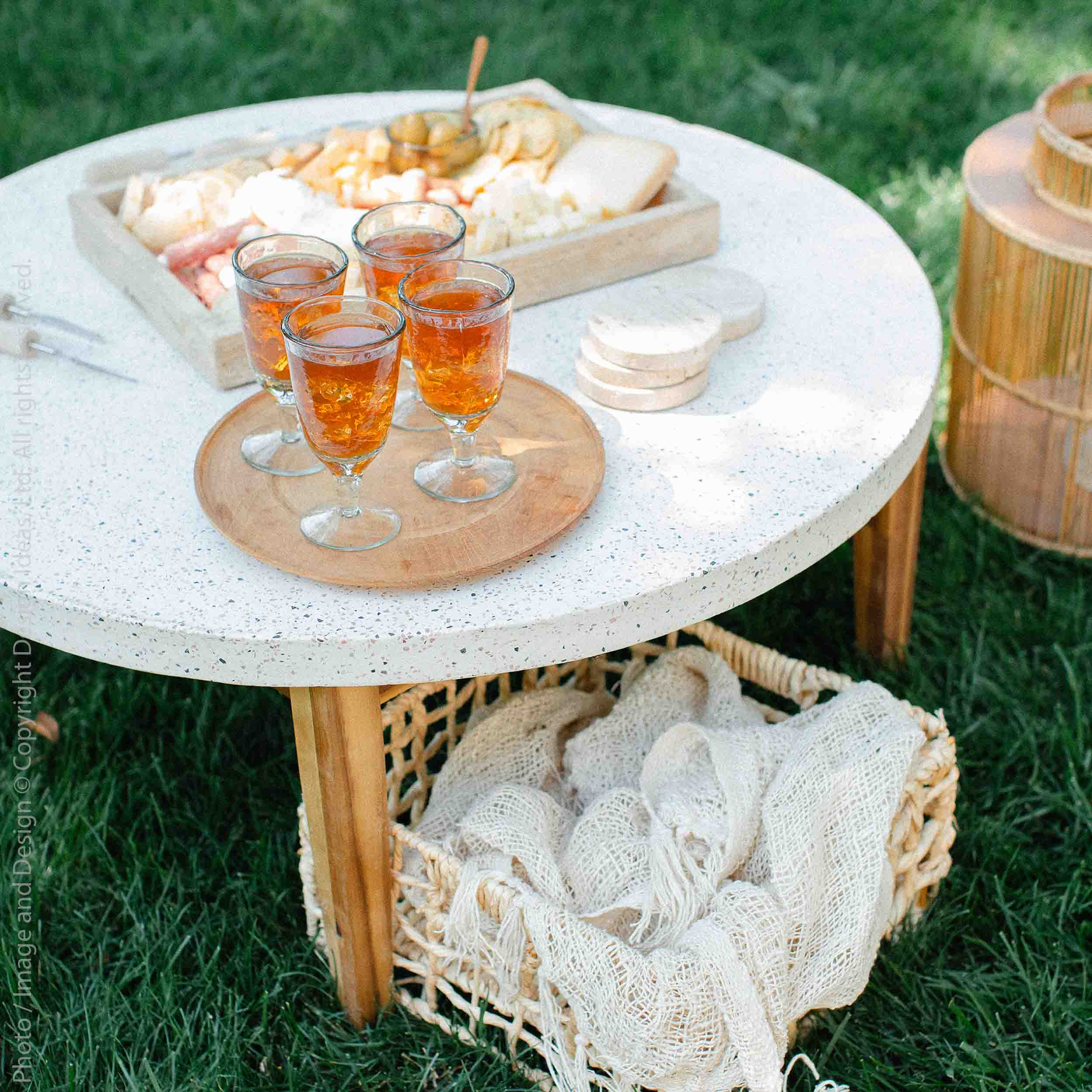 Terrazzo coffee table outdoor store