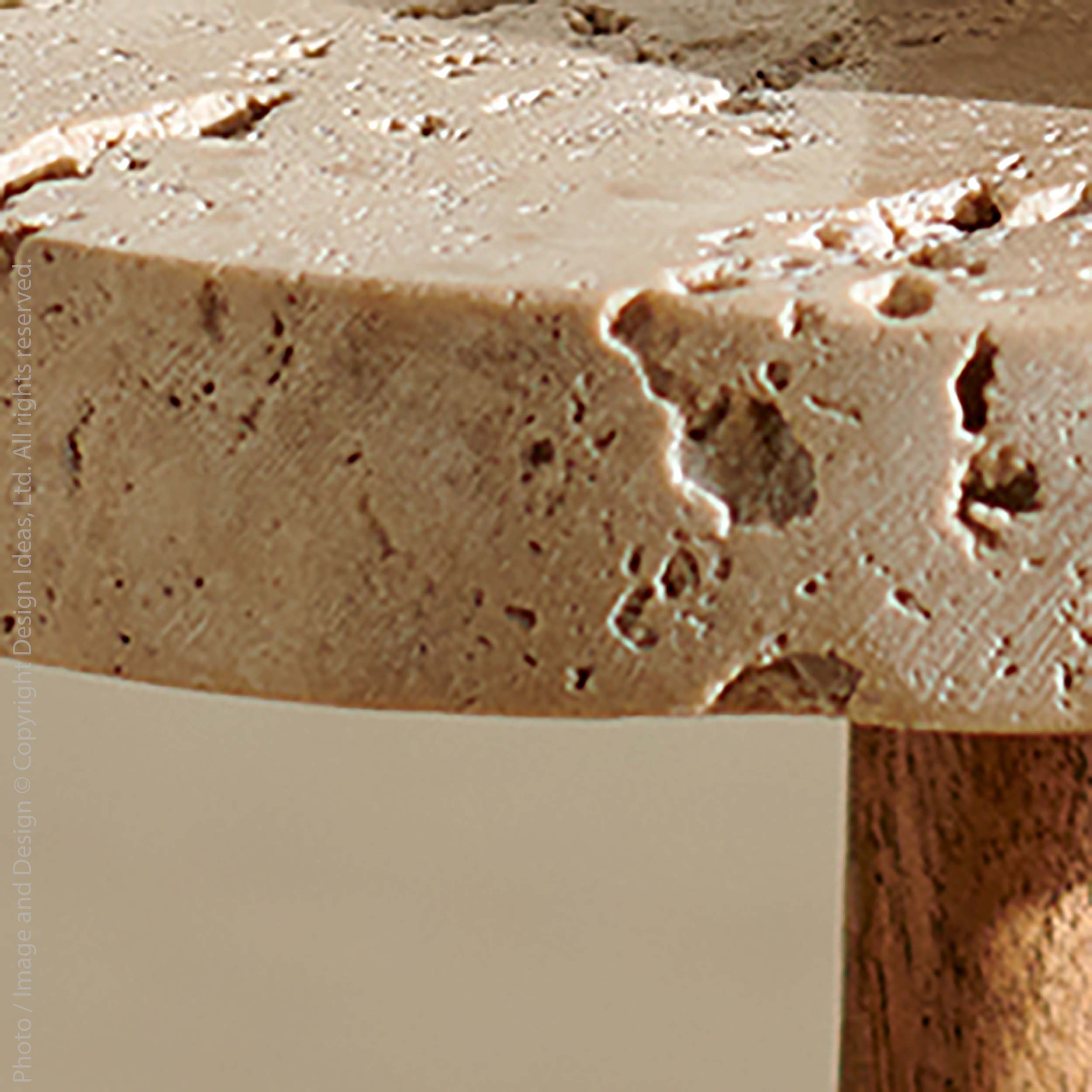 Marbella™ Handmade Travertine and Wood 2-Tier Riser - texxture™