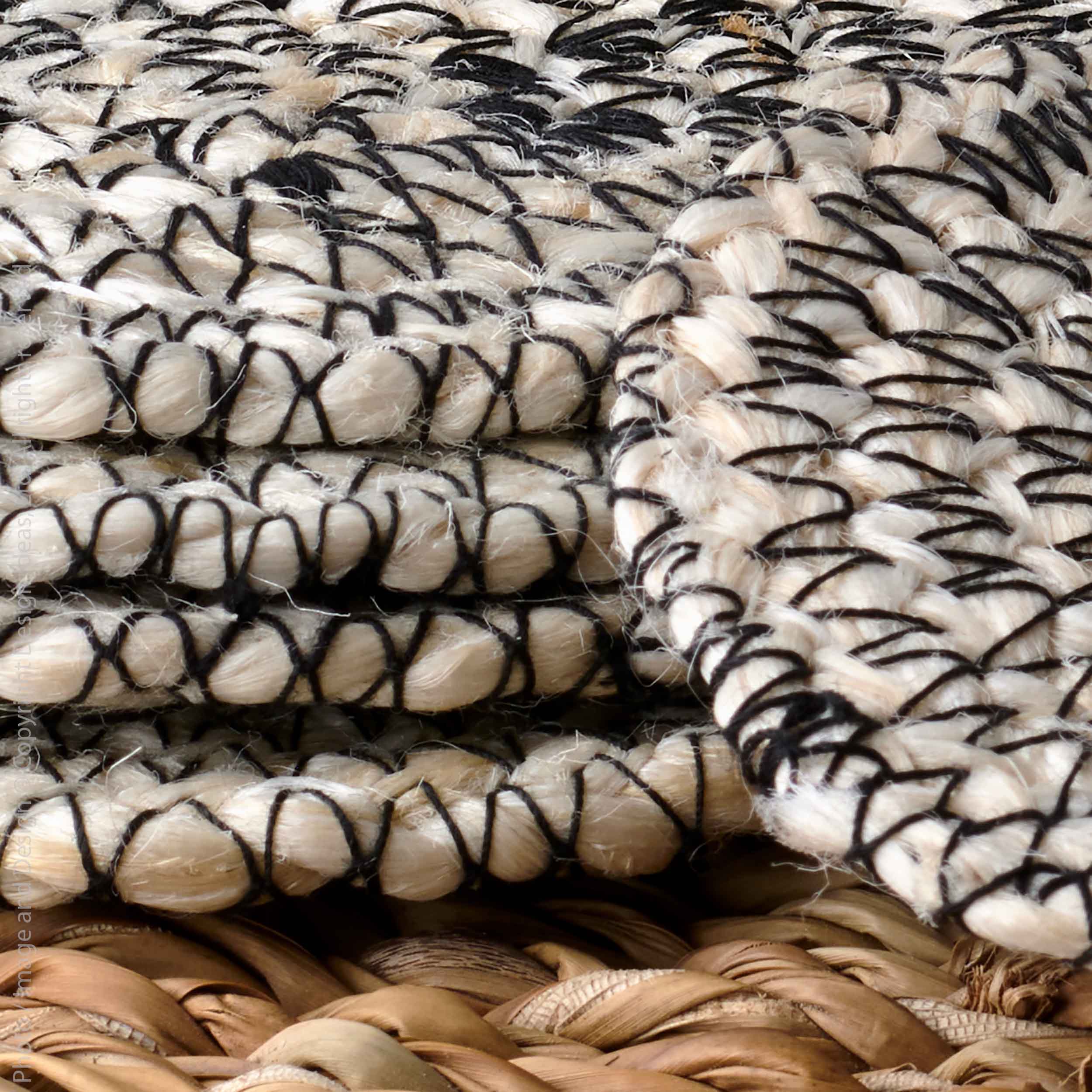 Melia™ Woven Jute Coasters - texxture™