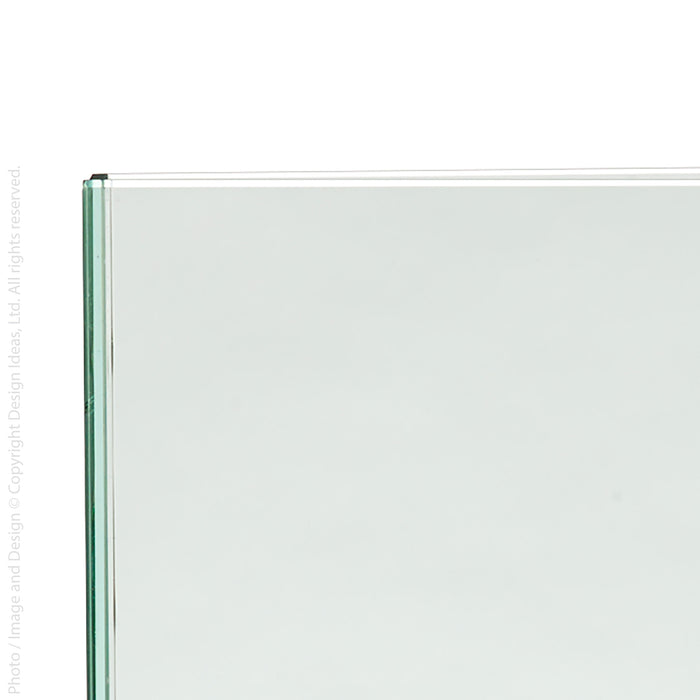 Vision™ Polished and Glued Glass Trough Vase - texxture™ — texxture home